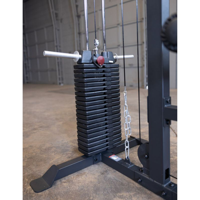 Body-Solid GLM85B Lat Pulldown Low Row Machine — Strength Warehouse USA