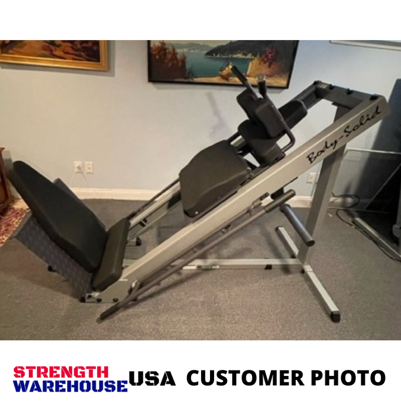 Body-Solid GLPH1100 Leg Press Hack Squat Machine — Strength Warehouse USA