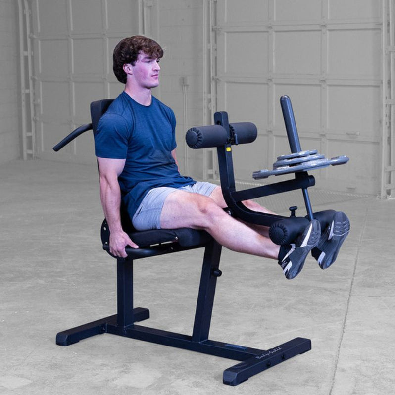 Body-Solid GLCE365 Seated Leg Extension & Supine Curl Machine - Black ...