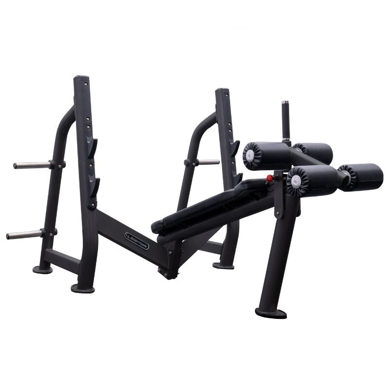 BodyKore CF2153 Elite Olympic Decline Press - Heavy-Duty Decline Bench ...