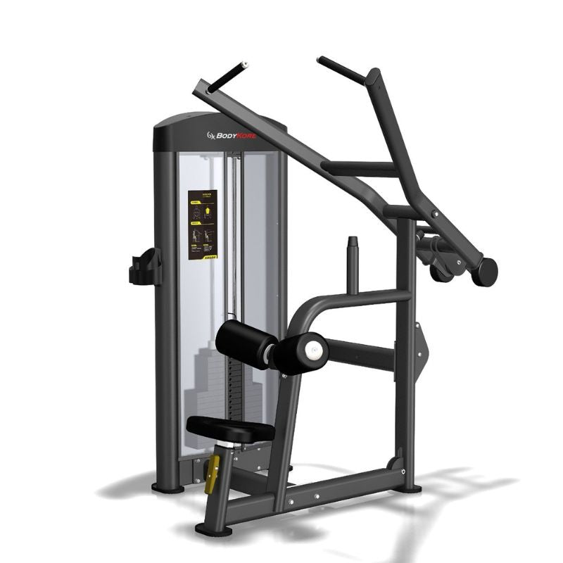BodyKore GR602 Isolation Lat Pull Down - Commercial Selectorized ...