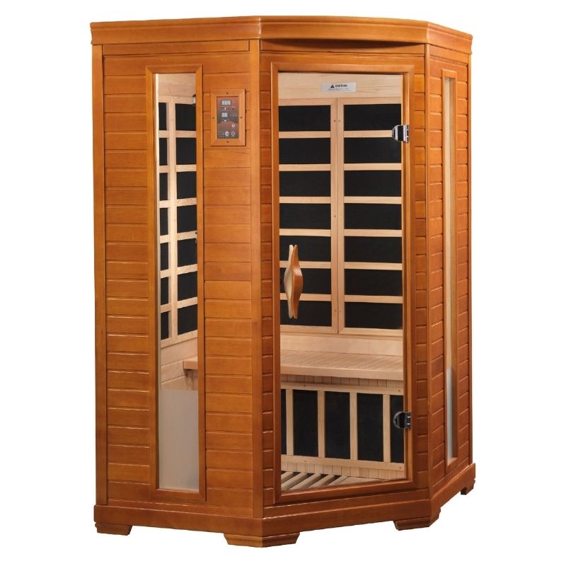 Dynamic Hemming Elite 2-Person Corner Ultra Low EMF Far Infrared Sauna ...