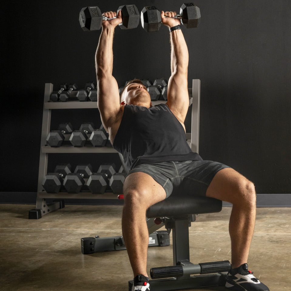 XMark Ox Series Adjustable FID Weight Bench XM-7630 XM-9010 — Strength ...