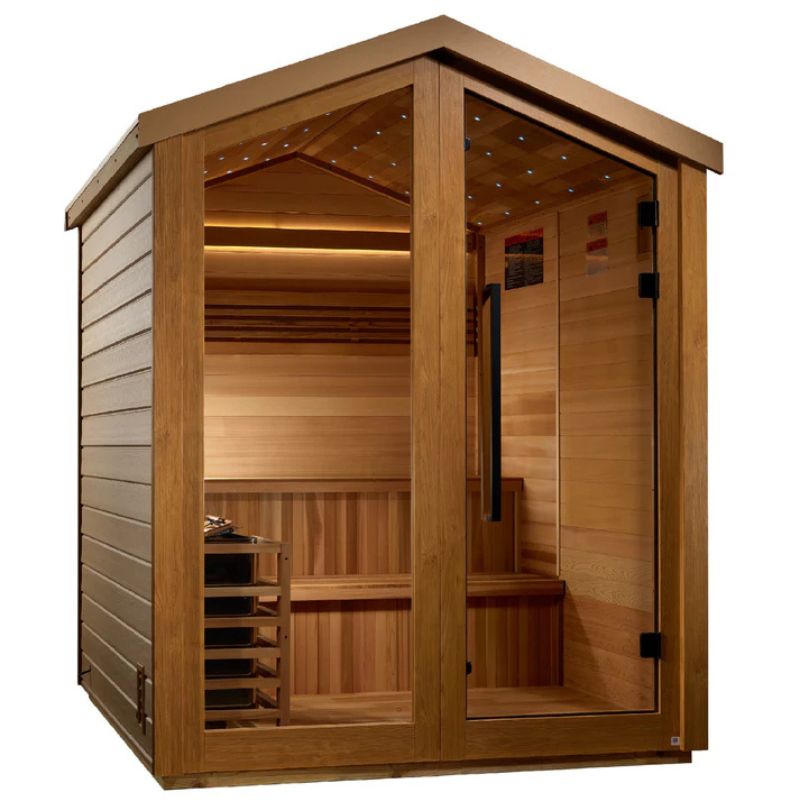Golden Designs Kaarina 6-Person Traditional Outdoor Sauna — Strength ...