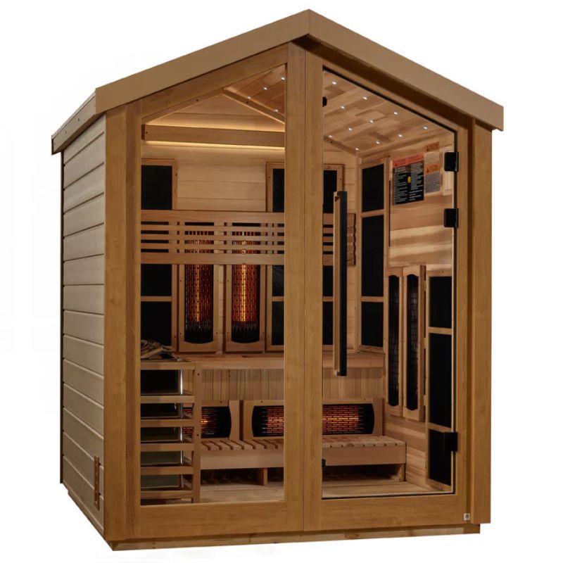 Golden Designs Loviisa 3-Person Hybrid Outdoor Sauna — Strength ...