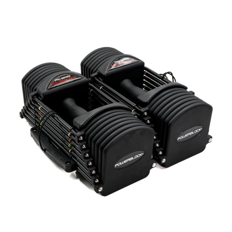 PowerBlock Commercial Pro 32 Adjustable Dumbbell Set - Compact ...