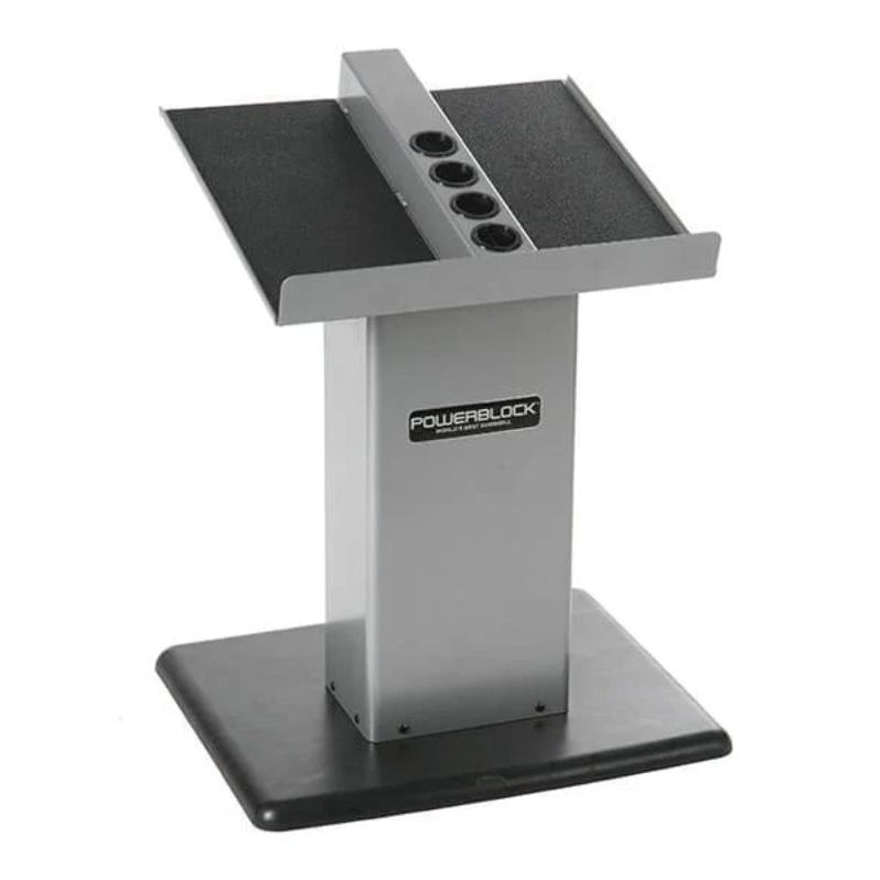 PowerBlock Large Column Stand, Silver — Strength Warehouse USA
