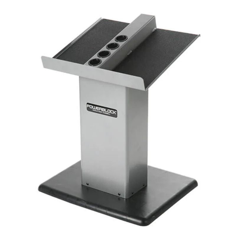 PowerBlock Large Column Stand, Silver — Strength Warehouse USA