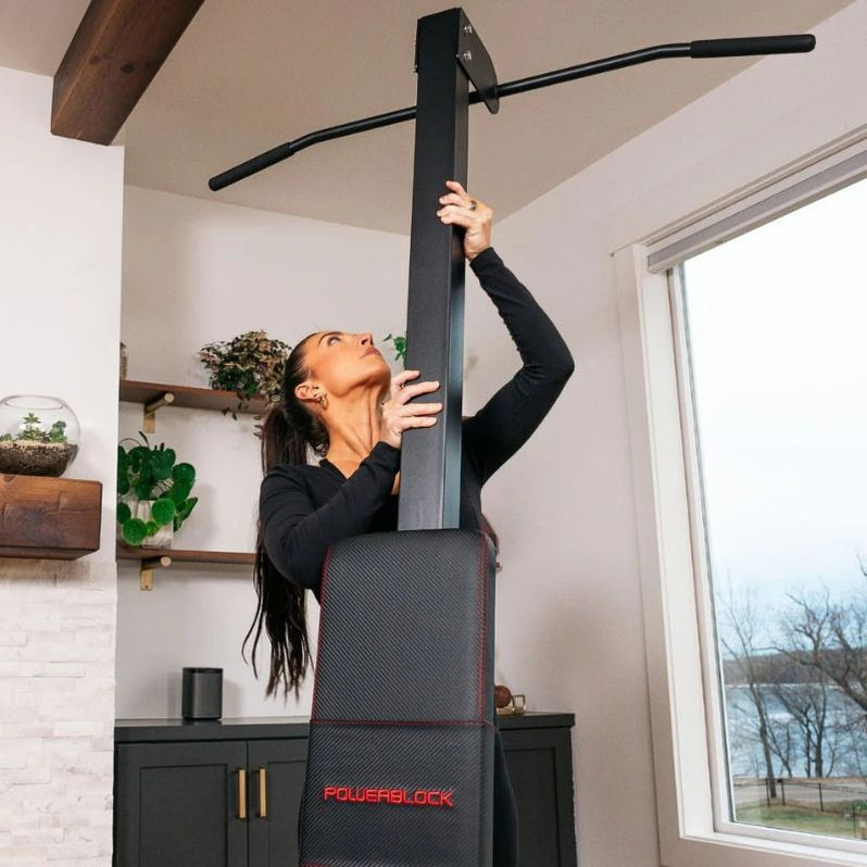 PowerBlock PowerBench 2.0 Chin-Up Attachment - Compact Multi-Grip Upper ...