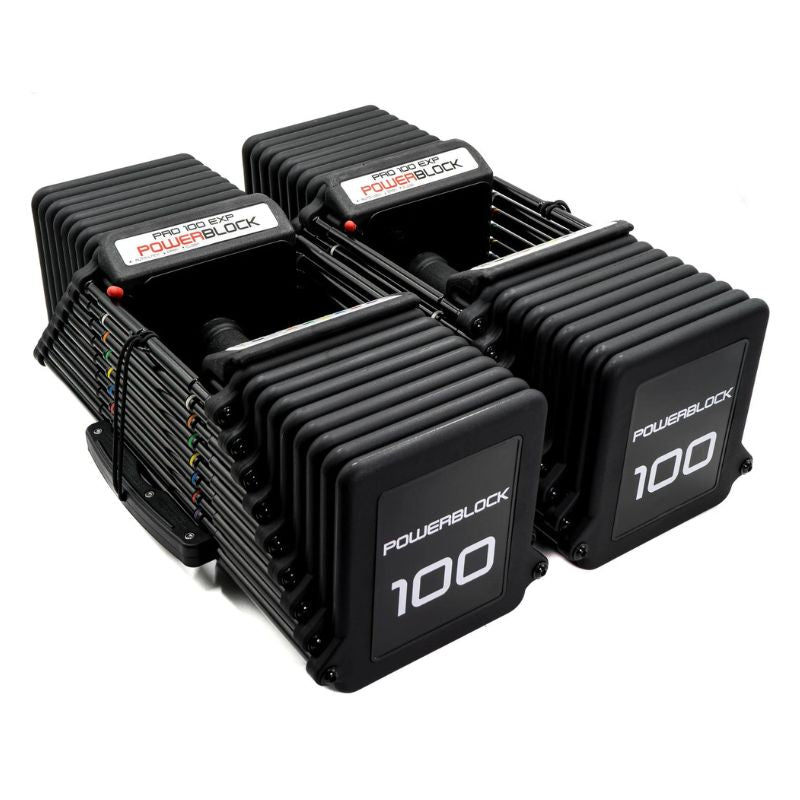 PowerBlock Pro 100 EXP Adjustable Dumbbells — Strength Warehouse USA
