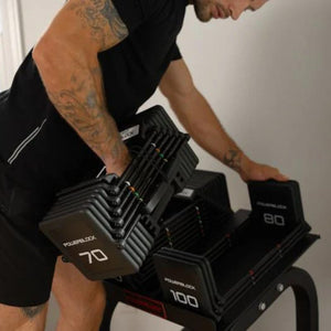 PowerBlock Pro 100 EXP Adjustable Dumbbells — Strength Warehouse USA
