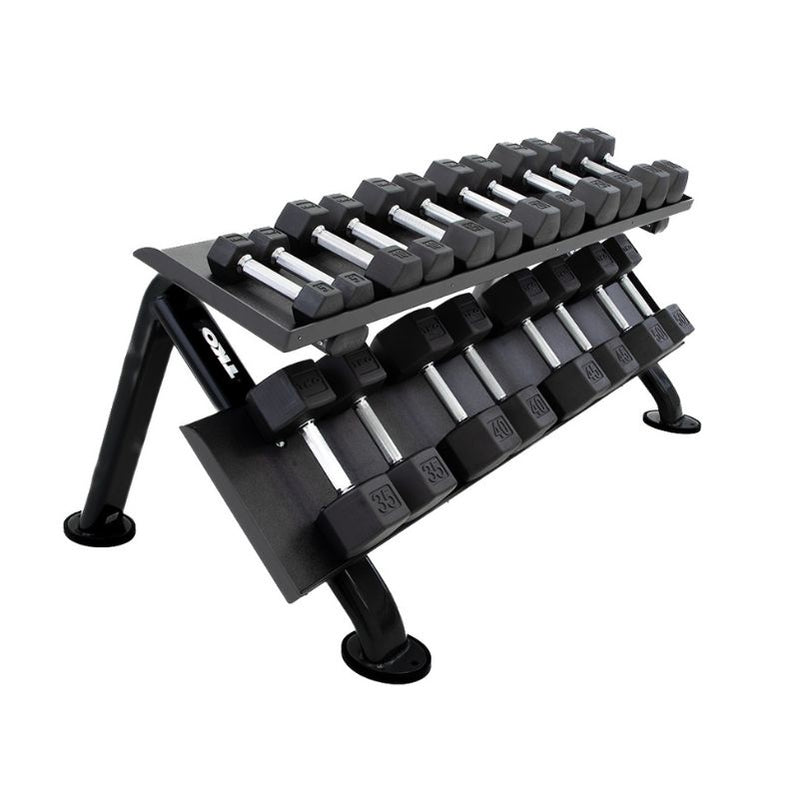 Rubber Hex Dumbbells for Sale — Strength Warehouse USA