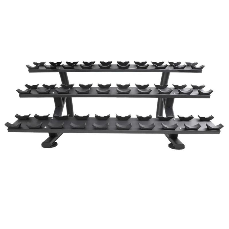 TKO Strength 15 Pair Signature Dumbbell Rack 7052B-BK — Strength ...
