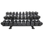 TKO Strength 15 Pair Signature Dumbbell Rack 7052B-BK — Strength ...