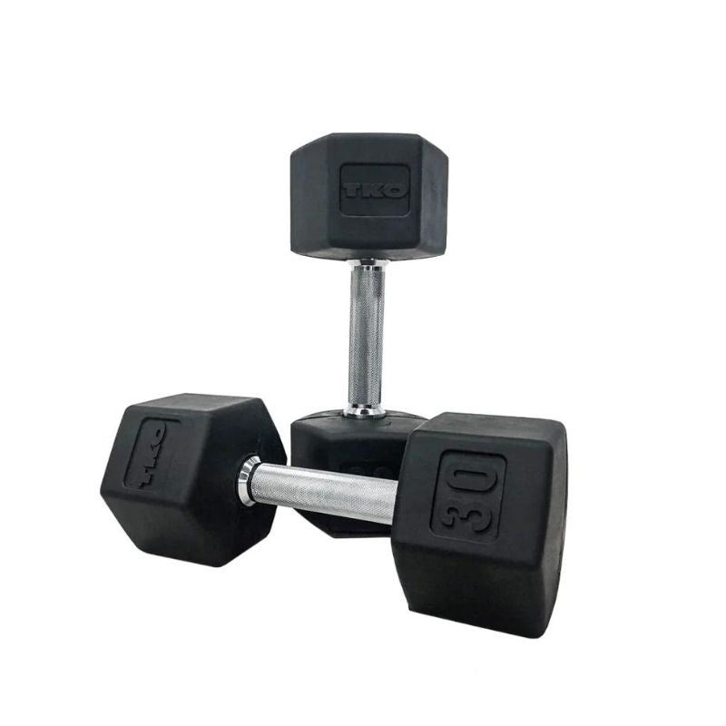TKO Strength Rubber Hex Dumbbell Sets — Strength Warehouse USA