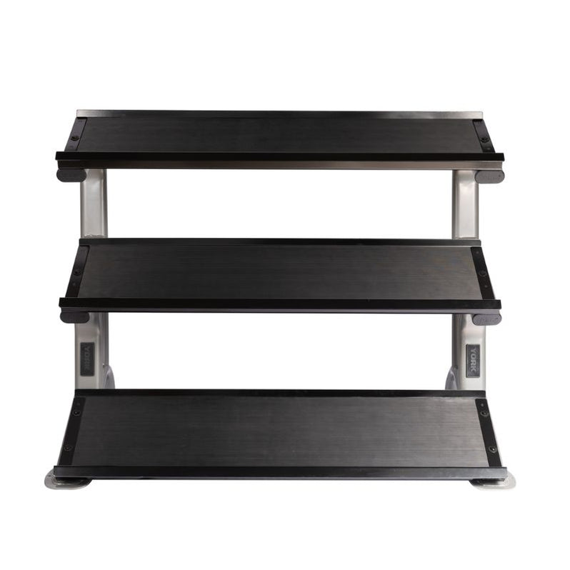 York 3-Tier Dumbbell Tray Rack 69049 — Strength Warehouse USA