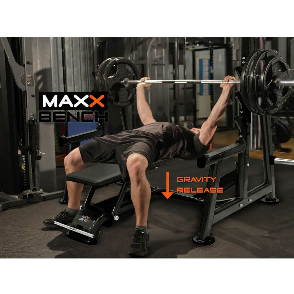 Maxx Bench Olympic Bench Rack Combo - Buy Online — Strength Warehouse USA