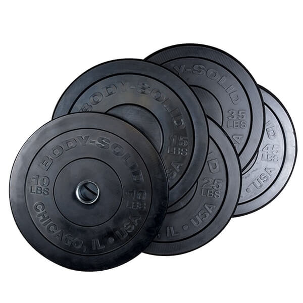 Body-Solid OBPX Chicago Extreme Bumper Plates — Strength Warehouse USA