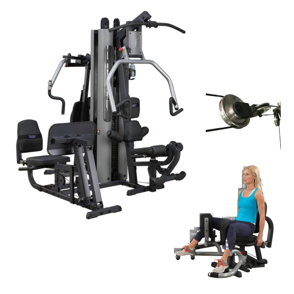 Body-Solid GIOT9 G9S Premium Home Gym with Inner Outer Thigh Machine ...