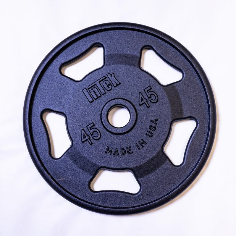 Intek Strength Kraft Raw Steel Grip Olympic Plate Sets | Made in USA ...