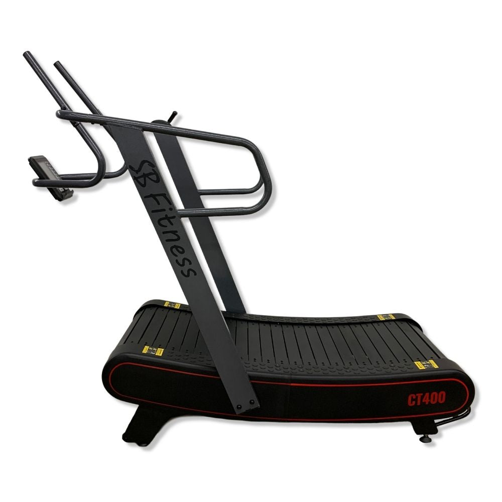 SB Fitness CT400 Self-Powered Curved Treadmill — Strength Warehouse USA