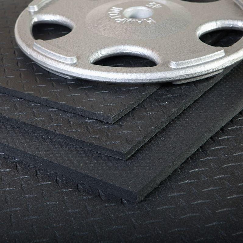 SuperMats MuscleMat 4' x 6' Recycled Rubber Floor Mat — Strength ...