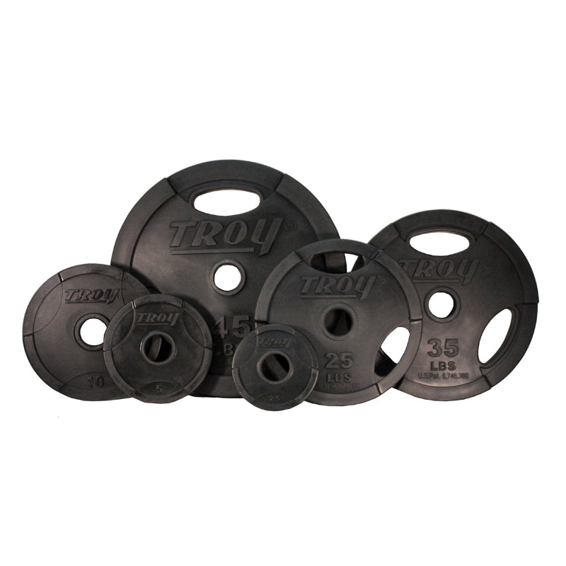 Troy Fitness GO-U Urethane Olympic Weight Plates Plates — Strength ...