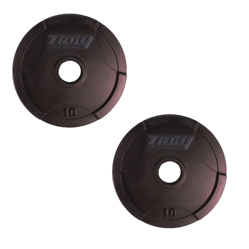 Troy Fitness GO-U Urethane Olympic Weight Plates Plates — Strength ...