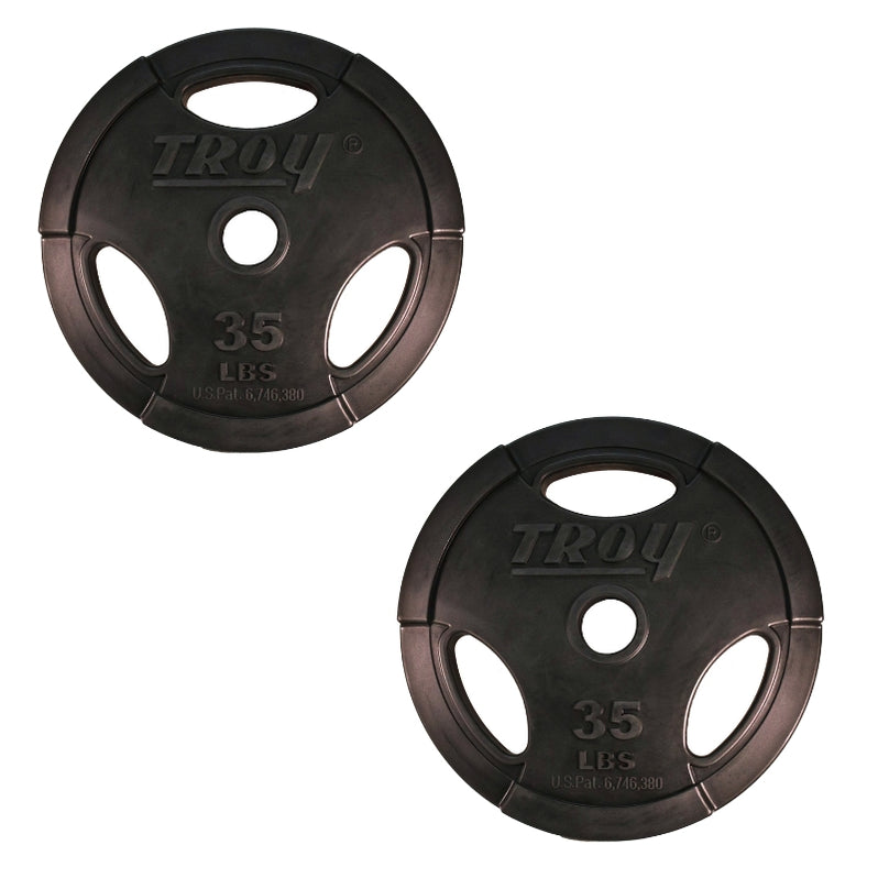 Troy Fitness GO-U Urethane Olympic Weight Plates Plates — Strength ...